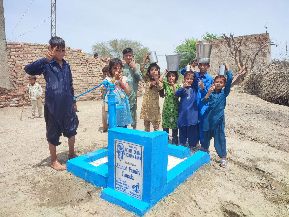 Sindh, Pakistan – Ahmed Family Canada – FZHH Water Well# 1475– Sufi ...