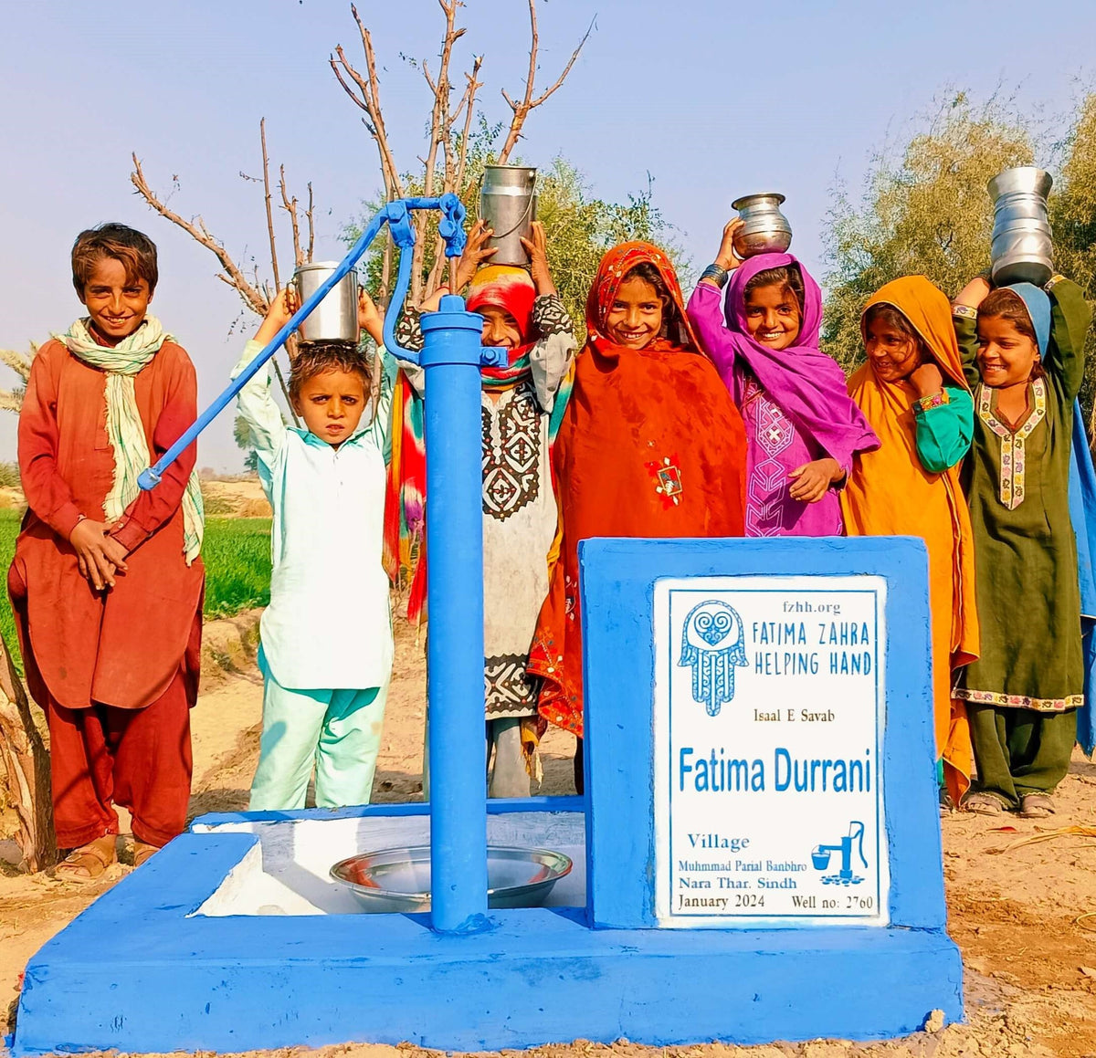 Sindh, Pakistan – Fatima Durrani – FZHH Water Well# 2760– Sufi ...