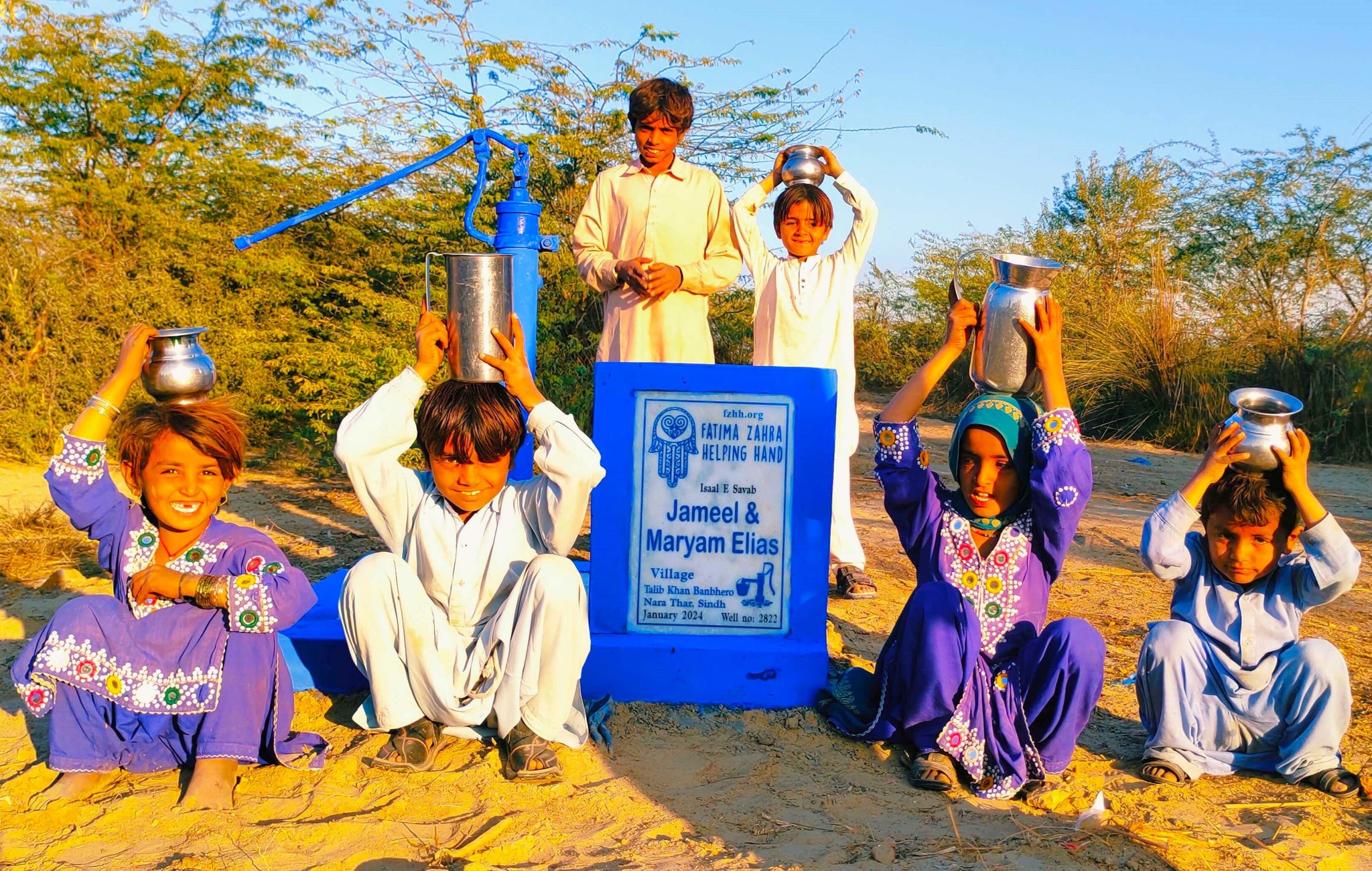 Sindh, Pakistan – Jameel & Maryam Elias – FZHH Water Well# 2822– Sufi ...