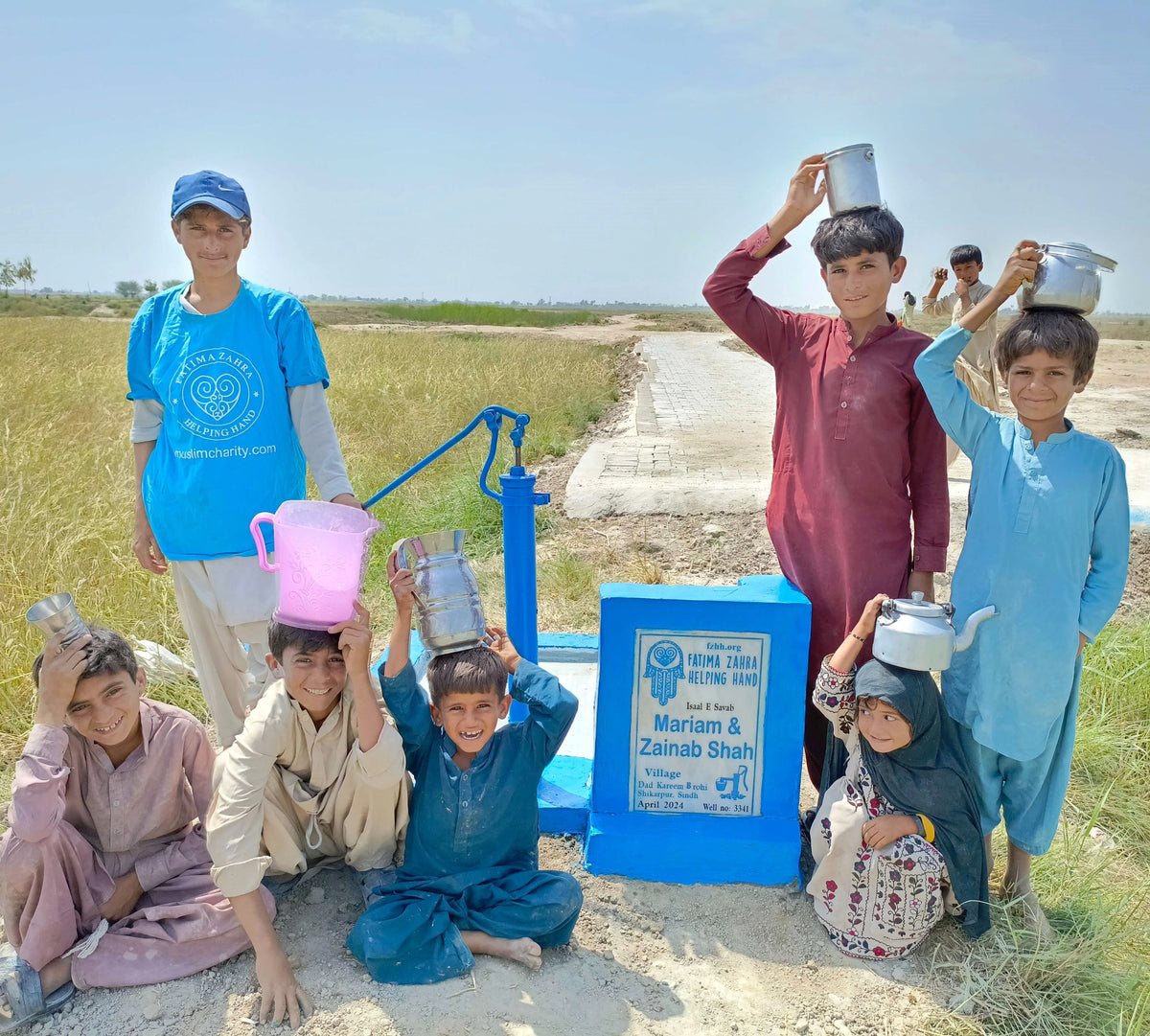 Sindh, Pakistan – Mariam & Zainab Shah – FZHH Water Well# 3341– Sufi ...